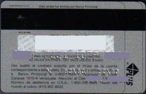 Bank Card: BBVA Banco Provincial Platinum (Banco Provincial ...