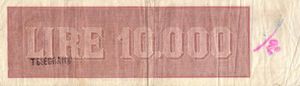 Billete de Banco: 10,000 Lire (Medusa) (Italia(1945-1950 Provisional ...