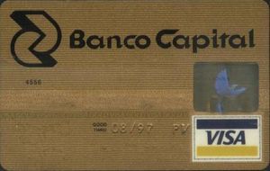 Bank Card: Banco Capital (Banco Capital, VenezuelaCol:VE-VI-0202