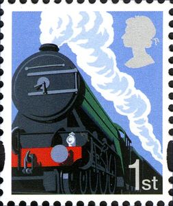 Stamp: Steam Locomotive (United Kingdom of Great Britain & Northern ...