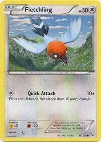 Game Card: Fletchling (Pokémon TCG(XY - Flashfire) 🃏