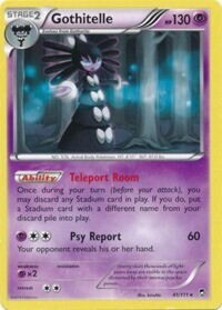 Game Card: Gothitelle (Pokémon TCG(XY - Furious Fists) 🃏