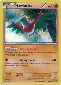 Game Card: Hawlucha (Pokémon TCG(XY - Furious Fists) 🃏