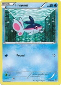 Game Card: Finneon (Pokémon TCG(XY - Phantom Forces)