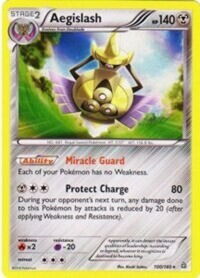 Game Card: Aegislash (Pokémon TCG(XY - Primal Clash)