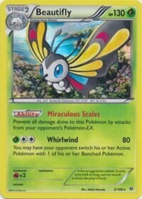 Game Card: Beautifly (Pokémon TCG(XY - Roaring Skies) 🃏