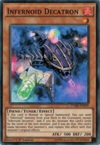 Game Card: Infernoid Decatron (Yu-Gi-Oh(Clash of Rebellions) 🃏