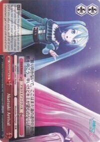 Game Card: Akatsuki Arrival (B) (Weiss Schwarz) (Hatsune Miku: Project ...