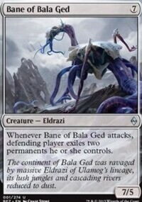 Game Card: Bane of Bala Ged (Magic: The Gathering(Battle for Zendikar ...