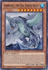 Game Card: Gameciel, the Sea Turtle Kaiju (Yu-Gi-Oh(Dimension of Chaos)