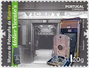 Selo: Antique Camera and Photo of Atelier Vicente Studio (Ilha da ...