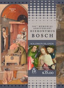 Stamp: 500th Anniversary of the Death of Hieronymus Bosch (Solomon ...