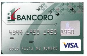 Tarjeta de Banco: Bancoro (Bancoro, VenezuelaCol:VE-VI-0207