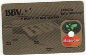 Bank Card: Crédito internacional (Bancomer, MexicoCol:MX-MC-0006