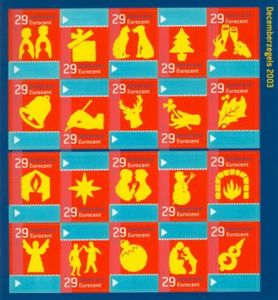 Stamp: December Stamps 2003 - Sheet (Netherlands(December Stamps 2003 ...