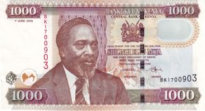 Banknote: 1,000 Shillings (Kenya(2004-2010 Issue) Wor:P-51a