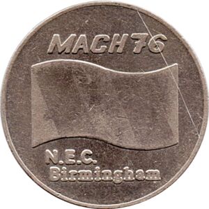 Token: Mach 76 - CINCINNATI MILACRON - coinmaster (영국(Advertising ...