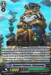 Game Card: Honorary Professor, Chatsauvage (Cardfight Vanguard(G-CHB02: We ARE!!! Trinity Dragon) 🃏