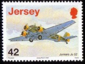 Sello: Junkers (Jersey) (International Air Display) Mi:JE 1306,Yt:JE ...