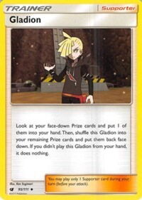 Game Card: Gladion (Pokémon TCG(SM - Crimson Invasion) 🃏