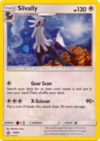 Game Card: Silvally - SM64 (Pokémon TCG(SM Promos)