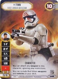 Game Card: Finn - First Order Defector (Alternate Full Art) (Star Wars ...