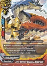 Game Card: Twin Swords Dragon, Andorochi (Future Card BuddyFight(Promo ...