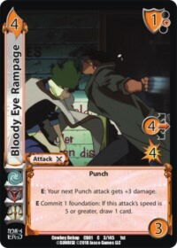 Game Card: Bloody Eye Rampage (UniVersus(Cowboy Bebop)