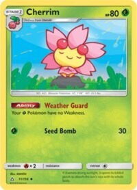 Game Card: Cherrim (Pokémon TCG(SM - Ultra Prism)