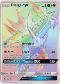 Game Card: Dialga GX (Secret Rare) (Pokémon TCG(SM - Ultra Prism)