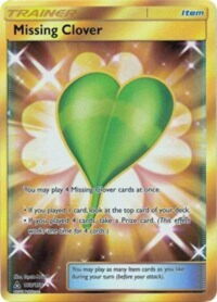 Game Card: Missing Clover (Secret Rare) (Pokémon TCG(SM - Ultra Prism)
