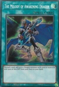 Game Card: The Melody of Awakening Dragon (Yu-Gi-Oh(Legendary Collection Kaiba)