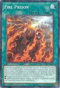 Game Card: Fire Prison (Starfoil) (Yu-Gi-Oh(Star Pack VRAINS)