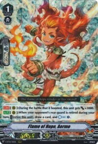 Game Card: Flame of Hope, Aermo (Cardfight Vanguard(Unite! Team Q4) 🃏