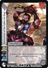 Game Card: Destruction of the Cyber Lin Kuei (UniVersus(Mortal Kombat X)