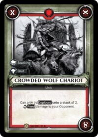 Game Card: Crowded Wolf Chariot (Claimed) (Warhammer Age of Sigmar ...