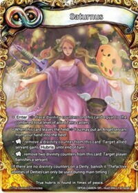 Game Card: Saturnus (The Caster Chronicles(The Earnest Workers VS The ...