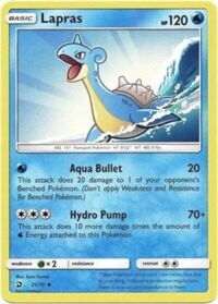 Game Card: Lapras (Pokémon TCG(Dragon Majesty)