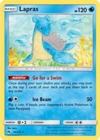 Game Card: Lapras (Pokémon TCG(SM - Lost Thunder)