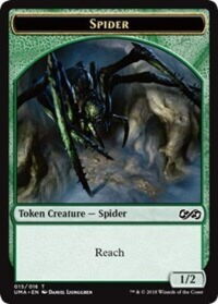 Game Card: Spider Token (Magic: The Gathering(Ultimate Masters) Col:MTG ...