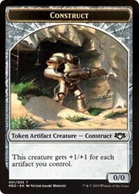 Game Card: Construct Token (001) (Magic: The Gathering(Mythic Edition ...