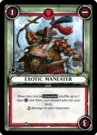 Game Card: Exotic Maneater (Unclaimed) (Warhammer Age of Sigmar ...
