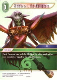 Carta de Jogo: Shemhazai, the Whisperer - 2-070R (Final Fantasy TCG(Deck Exclusive Cards)