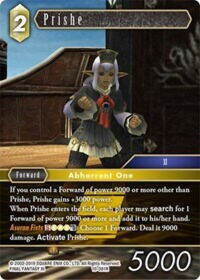 Game Card: Prishe (Final Fantasy TCG(Opus X) 🃏
