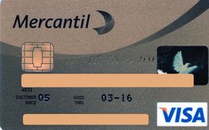 Cartões de bancos: Mercantil (Banco Mercantil, VenezuelaCol:VE-VI-0211