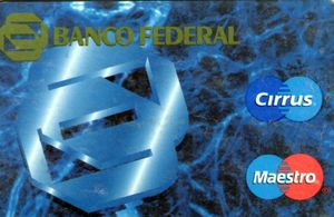 Bank Card: Banco Federal (Banco Federal, VenezuelaCol:VE-MS-0180