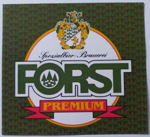 Drink Label: Forst Premium (Birra Forst S.p.A., ItalyCol:IT-BEER-000246
