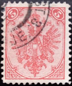 Stamp: Coat Of Arms With Numbers (Bosnia and Herzegovina, Austro ...