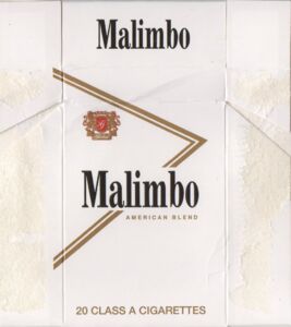 Cigarette Pack: Malimbo (United Arab EmiratesCol:AE-CT-0071