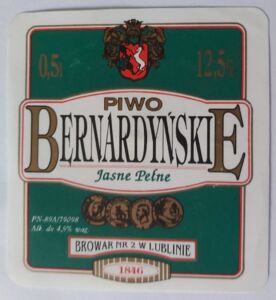 Drink Label: Bernardynskie (Browar Perla Lublin, PolandCol:PL-BEER-007380
